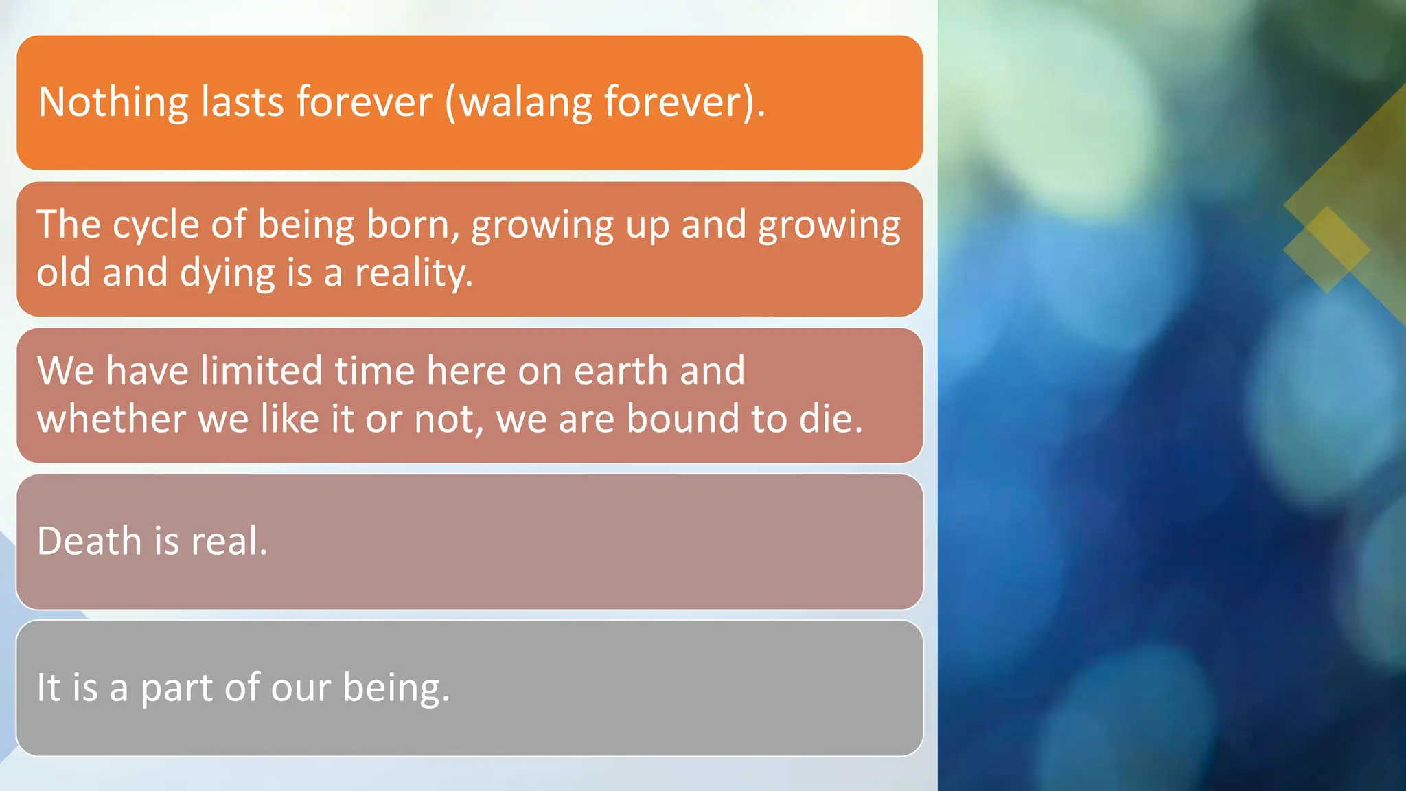 Intro.to Philo_Human Persons as Oriented Towards Their Impending Death.pptx
