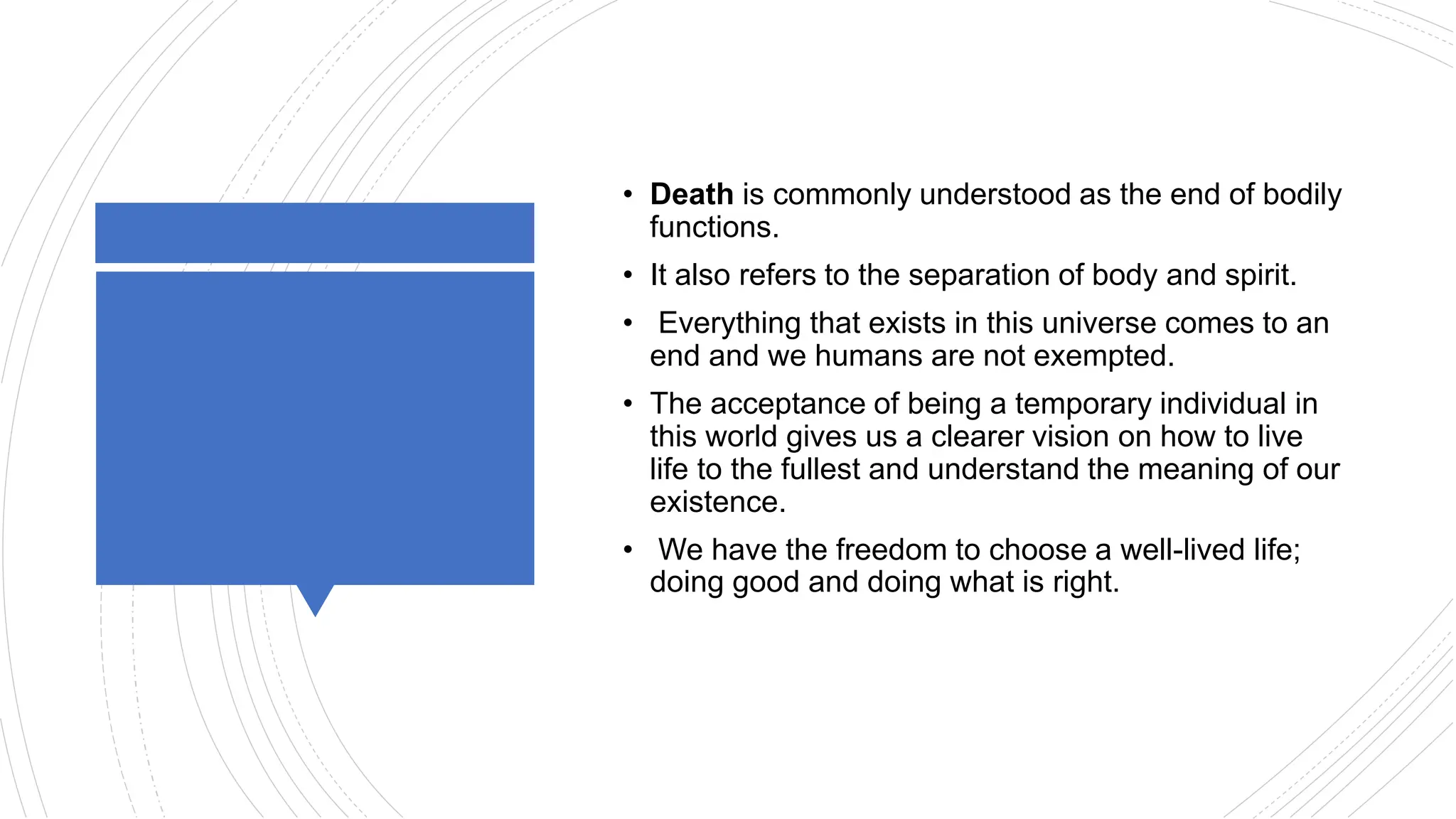 Intro.to Philo_Human Persons as Oriented Towards Their Impending Death.pptx