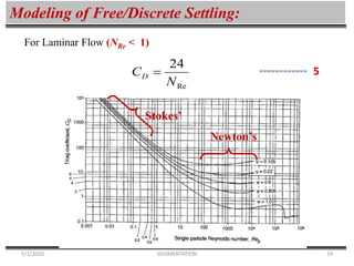 sedimentation for the material for system. | PPSX