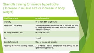 Sports Training Methods for motor qualities | PPTX