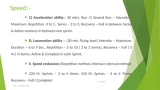 Sports Training Methods for motor qualities | PPTX