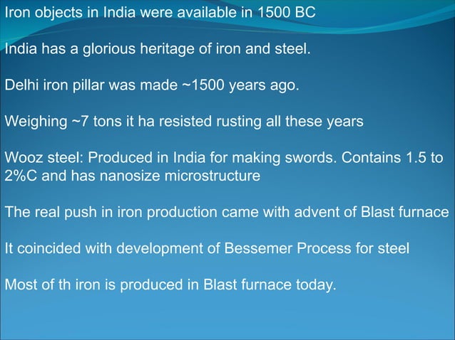 Intro of iron and steel making .ppt