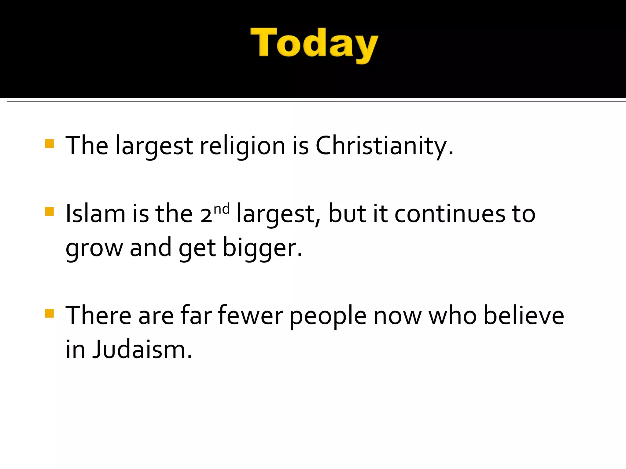 Intro 3 Major Religions | PPT