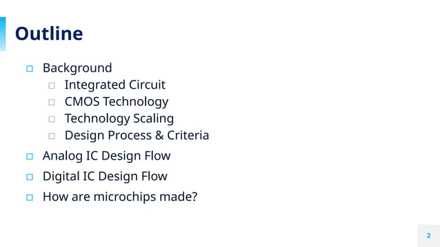 Analog vs digital integrated circuit design | PPTX