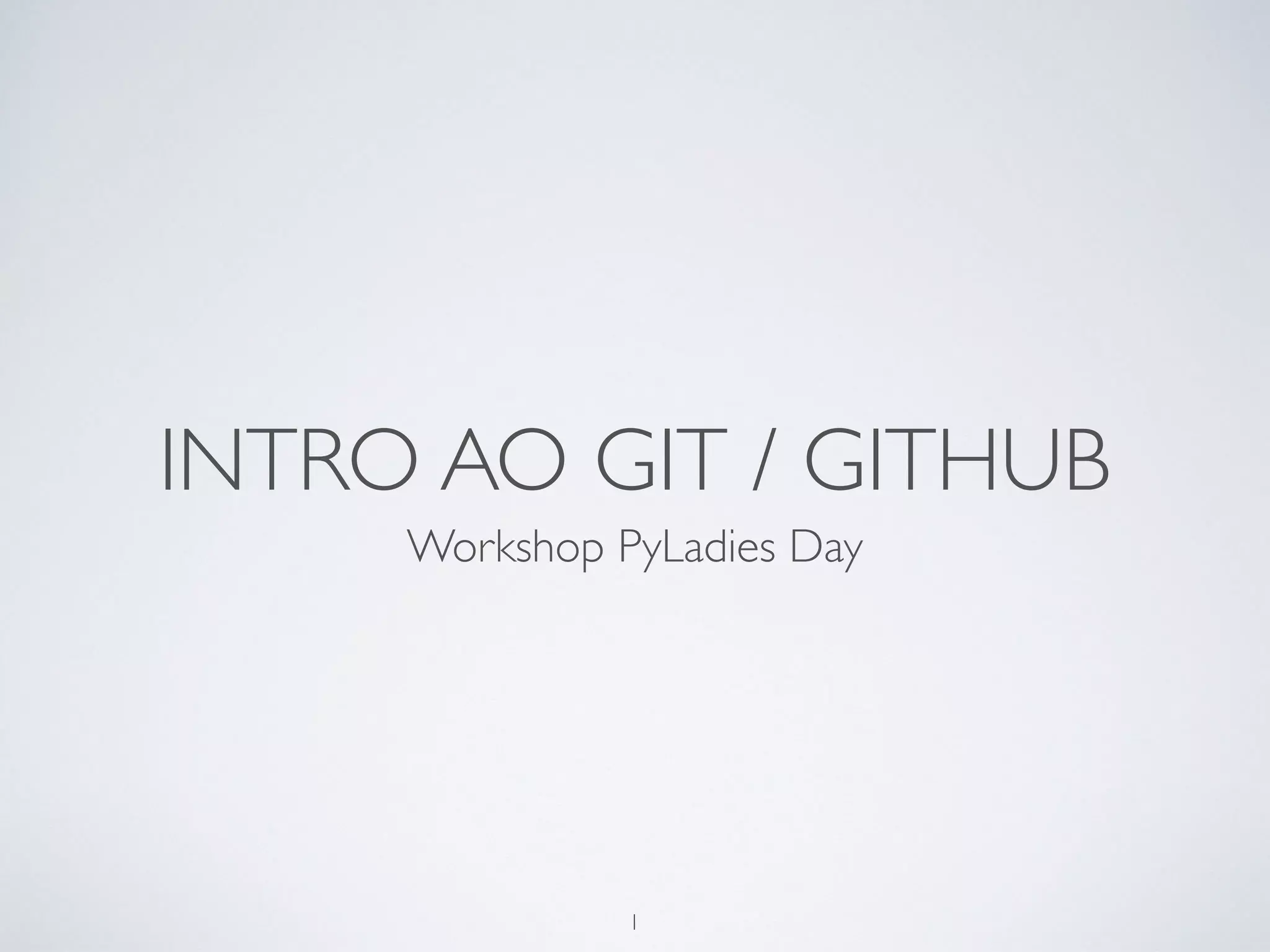 Intro ao Git e GitHub | PPT