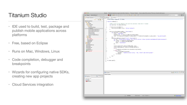 Introduction To Appcelerator Titanium Ppt
