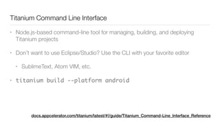 Introduction to Appcelerator Titanium | PPT