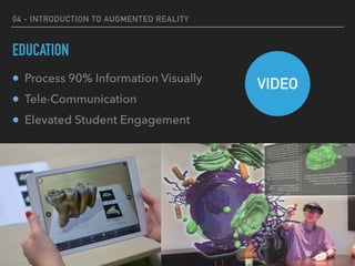 ITD 150: Intro to Augmented Reality | PPT