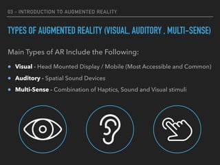 ITD 150: Intro to Augmented Reality | PPT