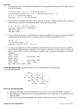 Intro arquitectura-del-computador | PDF