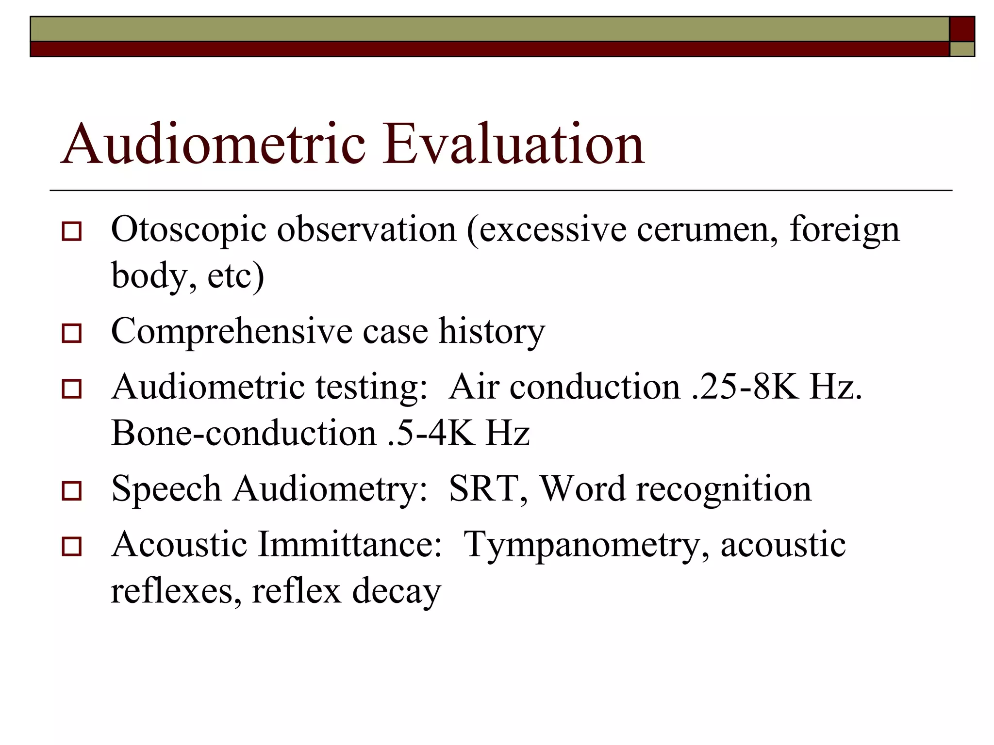 Introduction to Basic Audiology | PPT