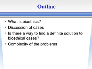 Introduction to Bioethics | PDF