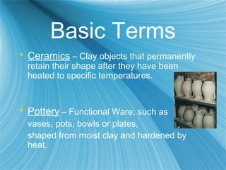 Intro. ceramics powerpoint | PPT