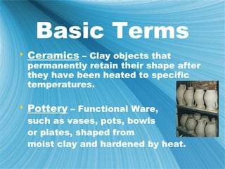 Intro. ceramics powerpoint-2012 | PPT