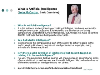 Introduction and deep understanding of AIML | PPT | Artificial ...