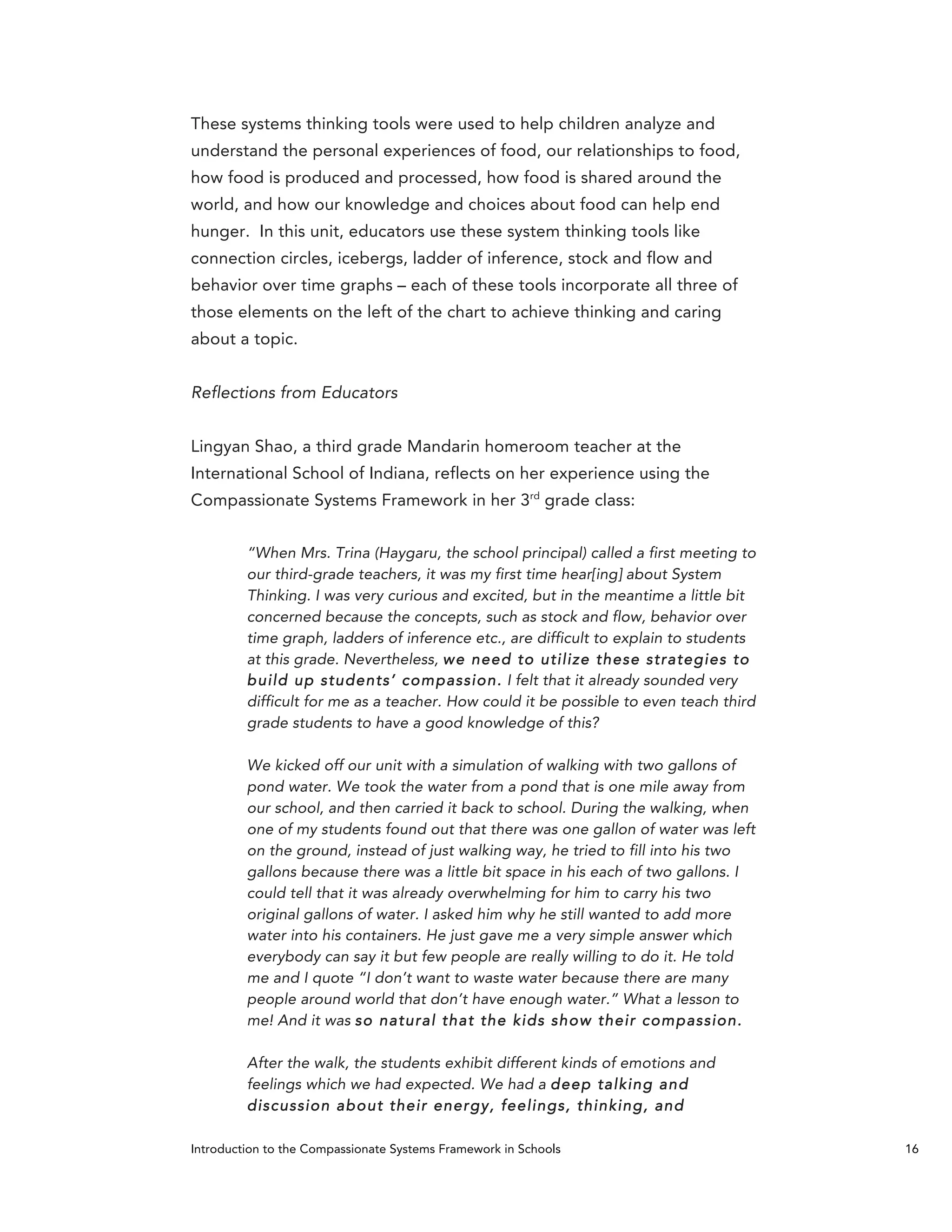 Introduction to the Compassionate Systems Framework in Schools | PDF