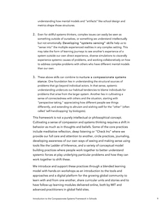 Introduction to the Compassionate Systems Framework in Schools | PDF
