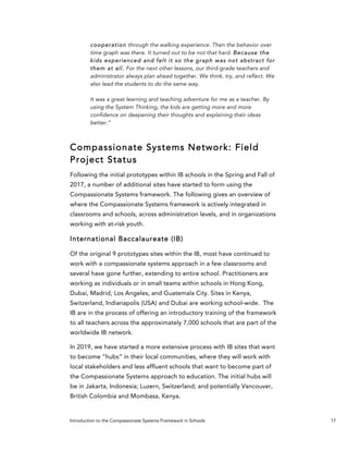 Introduction to the Compassionate Systems Framework in Schools | PDF