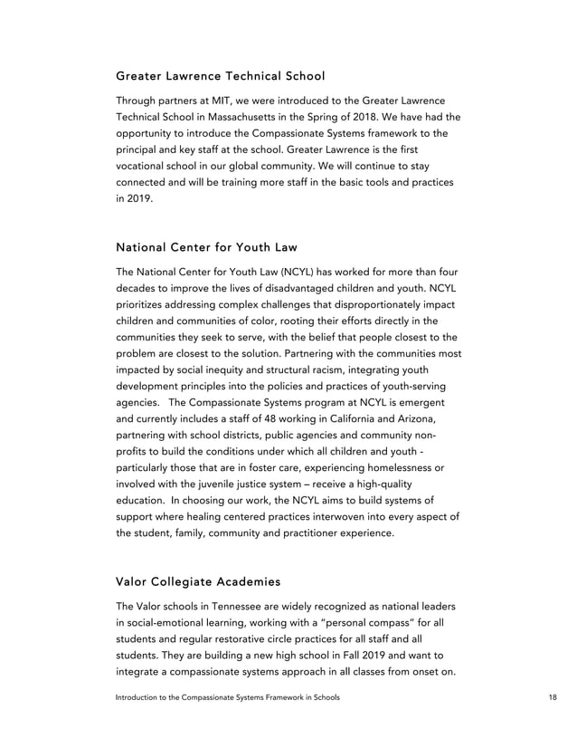 Introduction to the Compassionate Systems Framework in Schools | PDF