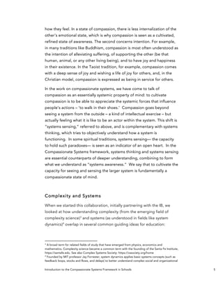 Introduction to the Compassionate Systems Framework in Schools | PDF