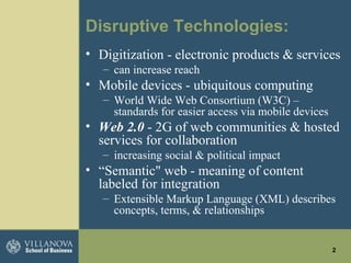 Intro Disruptive Technology | PPT