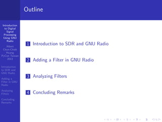 Introduction to Digital Signal Processing Using GNU Radio | PDF