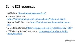 intro elastic container service amazon aws | PDF | Cloud Computing | Internet