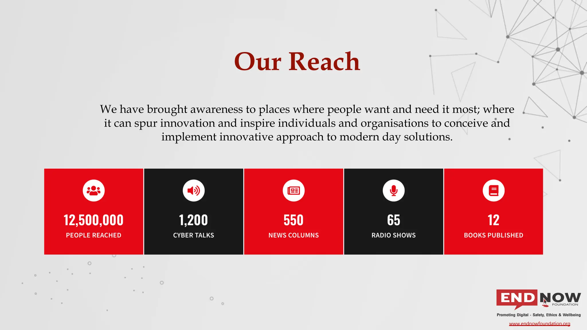 Introduction Deck End Now Foundation a Non Profit Organisation | PPT