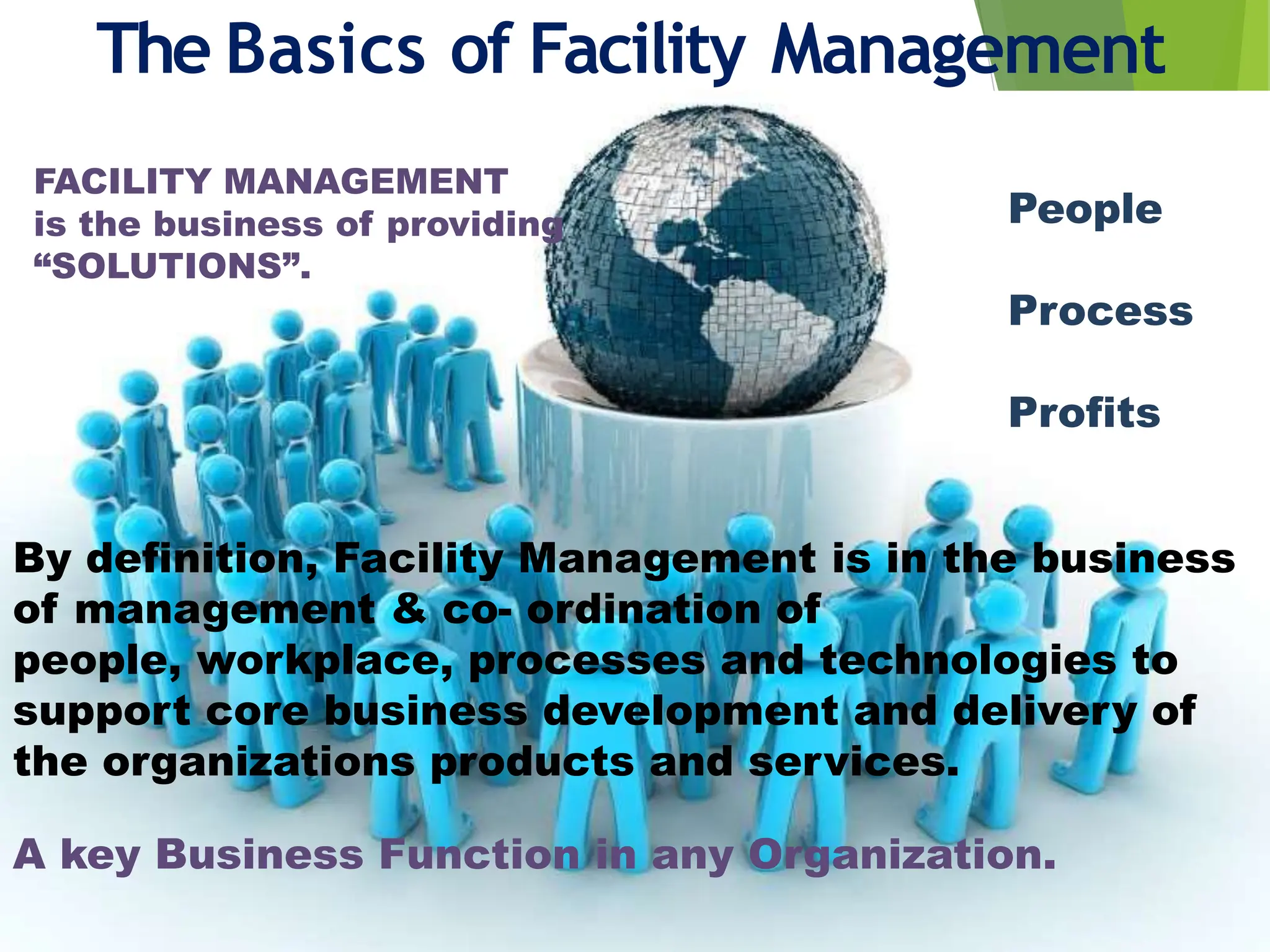 To Introduction for Facilities Management | PPT