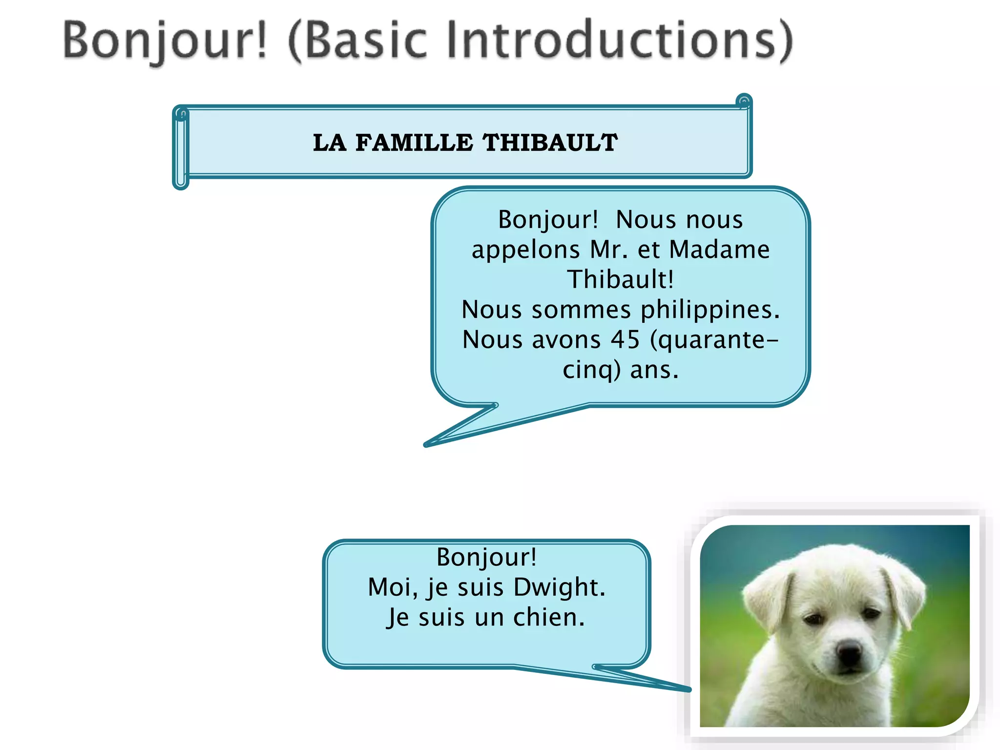 Introduction to French Language | PPTX