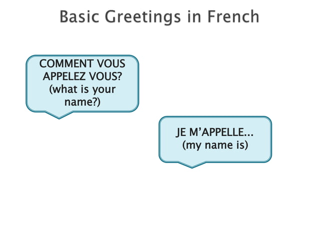 Introduction to French Language | PPTX