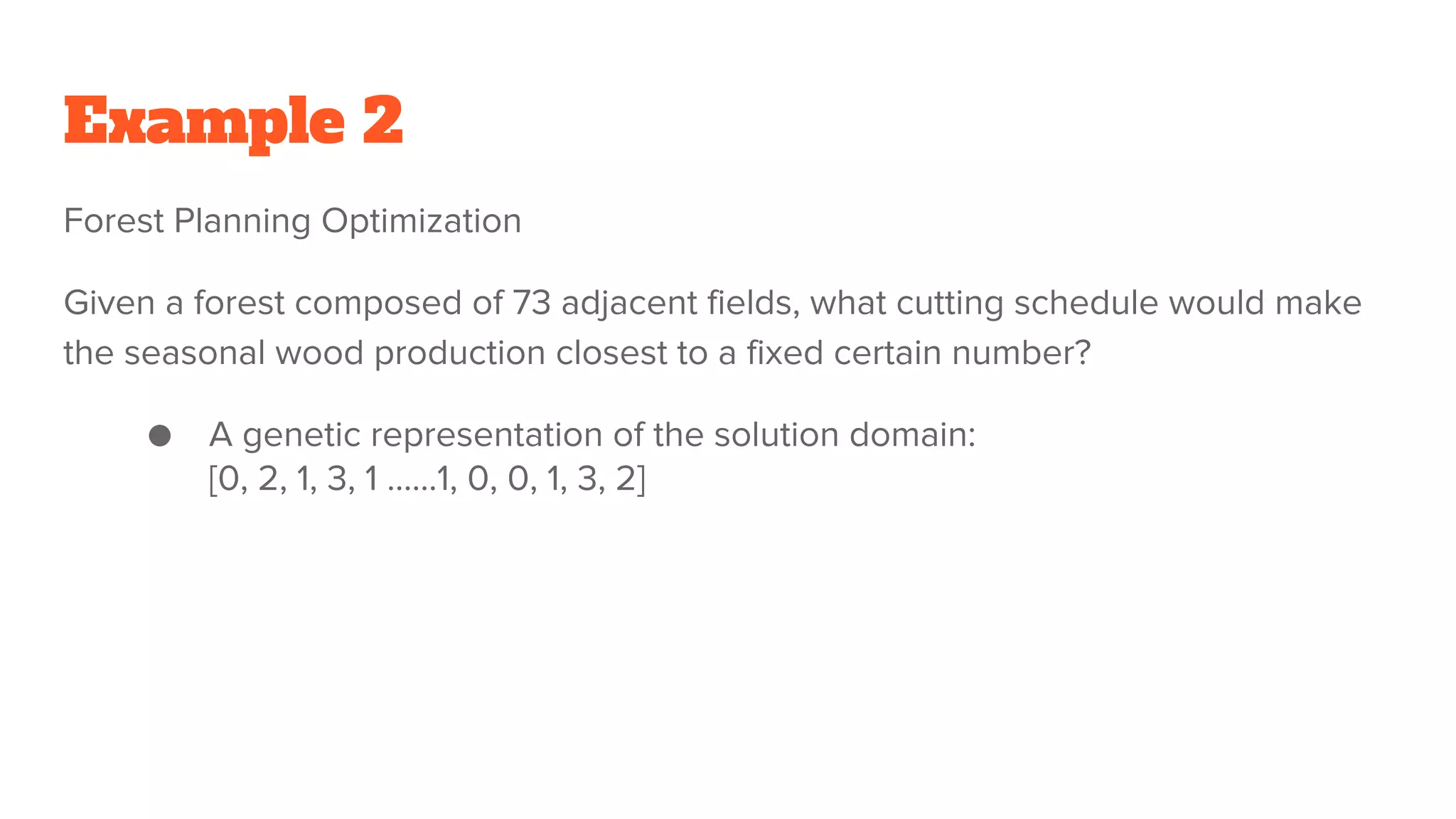Introduction to the Genetic Algorithm | PPT