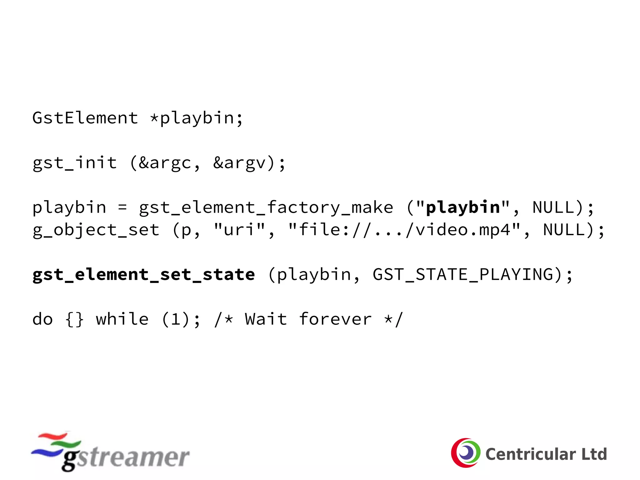An introduction to using GStreamer in your GNOME application | PPT