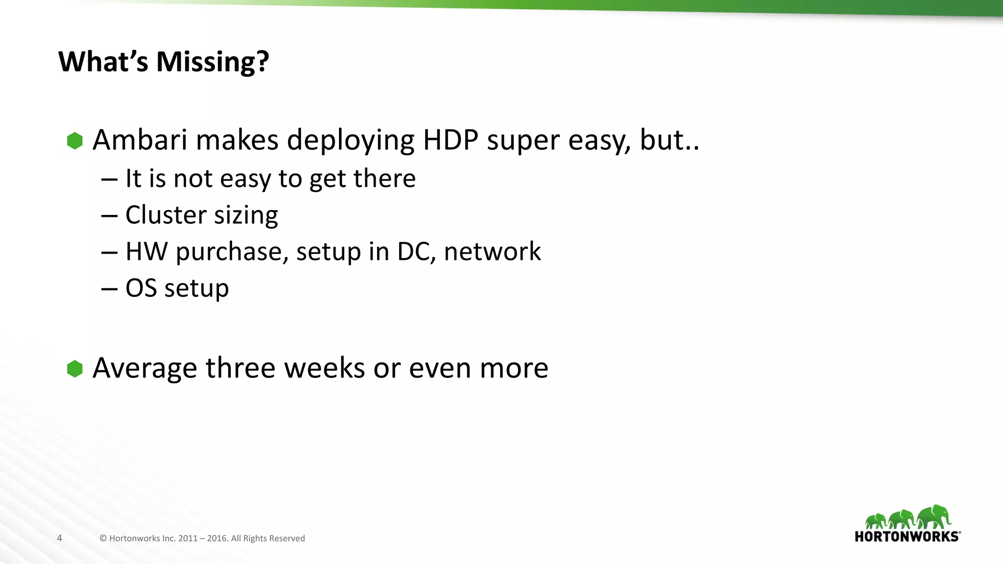 Introduction to Hortonworks Data Cloud for AWS | PDF