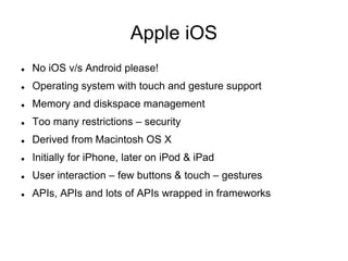 Basic Intro to iOS | PPTX