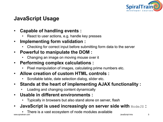 Intro JavaScript | PPT