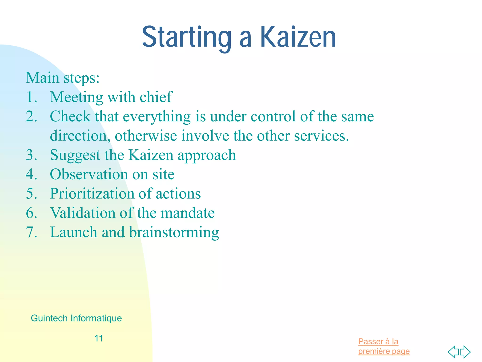 Introduction to Lean and Kaizen | PDF