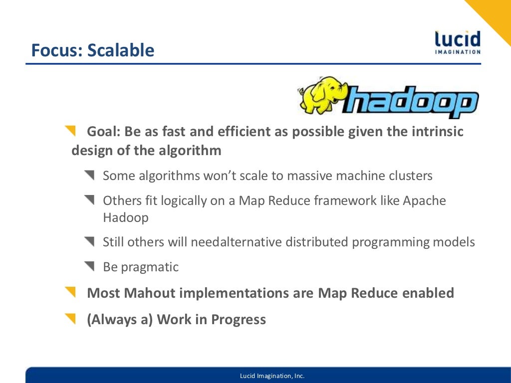 Intro To Apache Mahout 