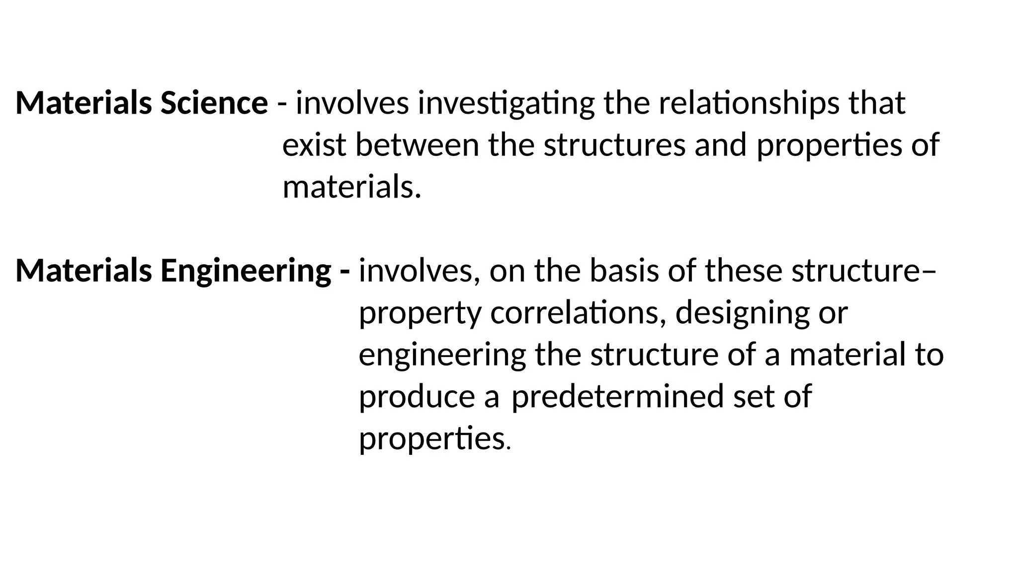 Introduction to Material Science Engineering | PPTX