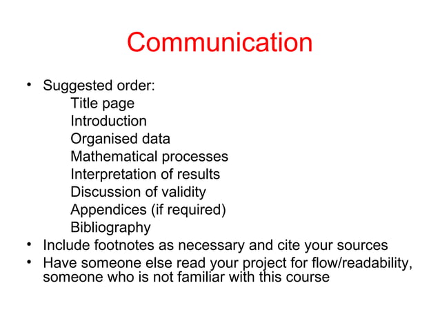 Intro mathematical studies ia | PPT
