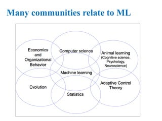 Machine learning slides lecture 1 on introduction | PDF