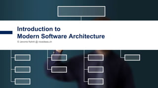 Introduction to Modern Software Architecture | PPT