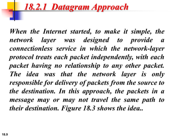 Intro-network layer-chapter-18_forouzan.ppt | Computer Networking | Computing