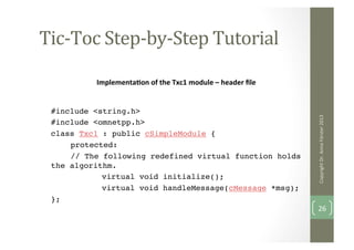 Intro omnetpp-if13-published | PPT