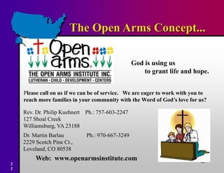 Introduction to Open Arms | PPT