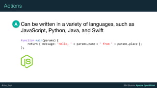 Building Serverless Applications on the Apache OpenWhisk Platform | PPT