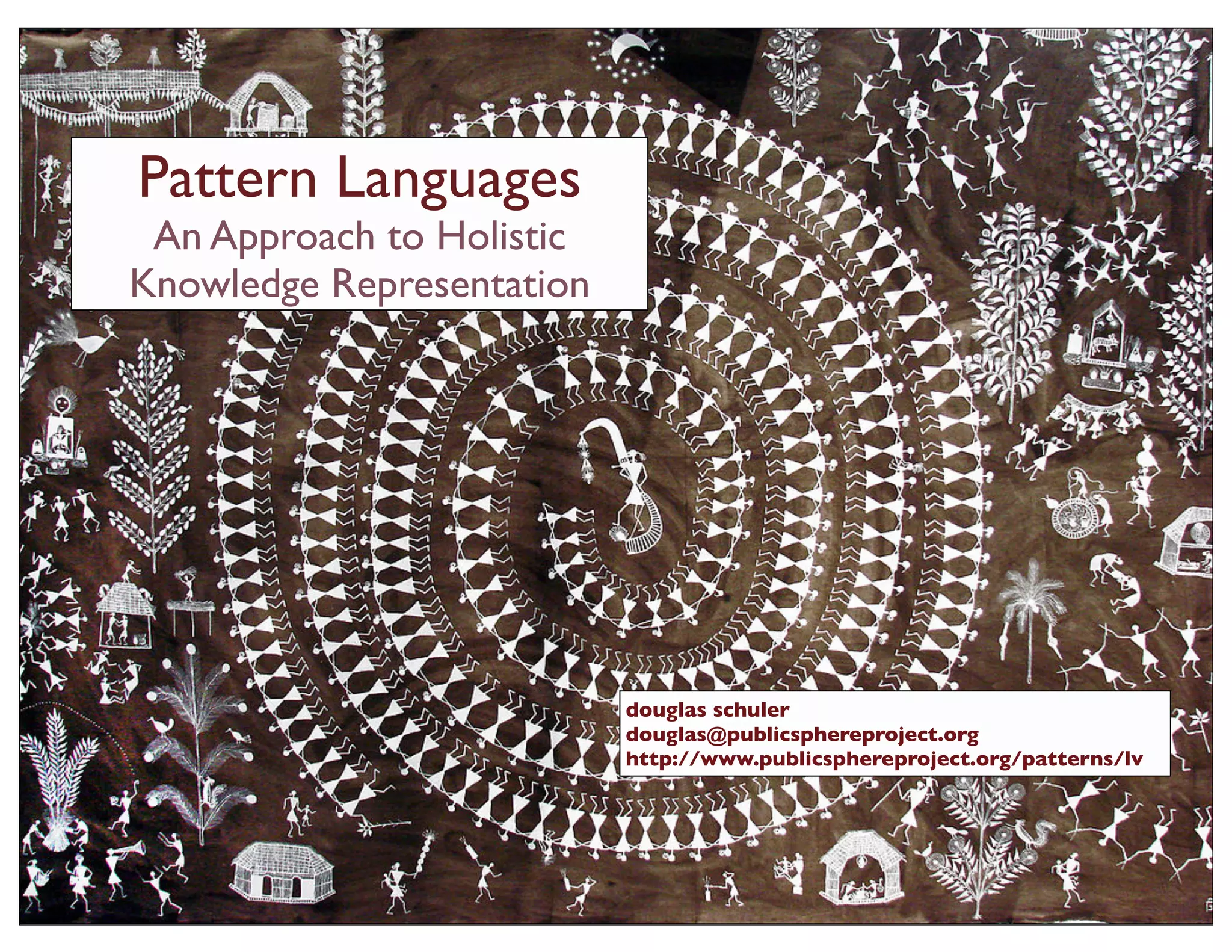 Pattern Languages — An Approach to Holistic Knowledge Representation | PDF