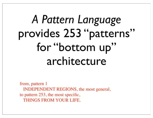 Pattern Languages — An Approach to Holistic Knowledge Representation | PDF