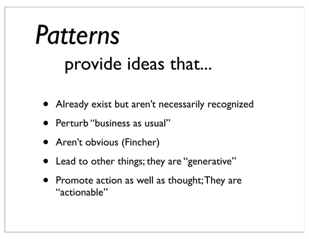 Pattern Languages — An Approach to Holistic Knowledge Representation | PDF
