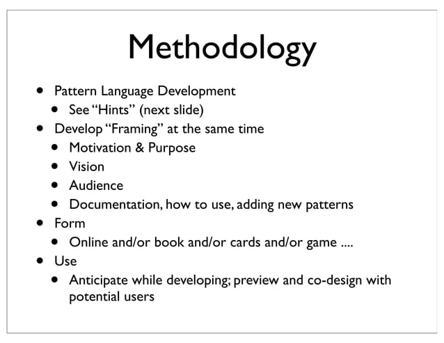 Pattern Languages — An Approach to Holistic Knowledge Representation | PDF
